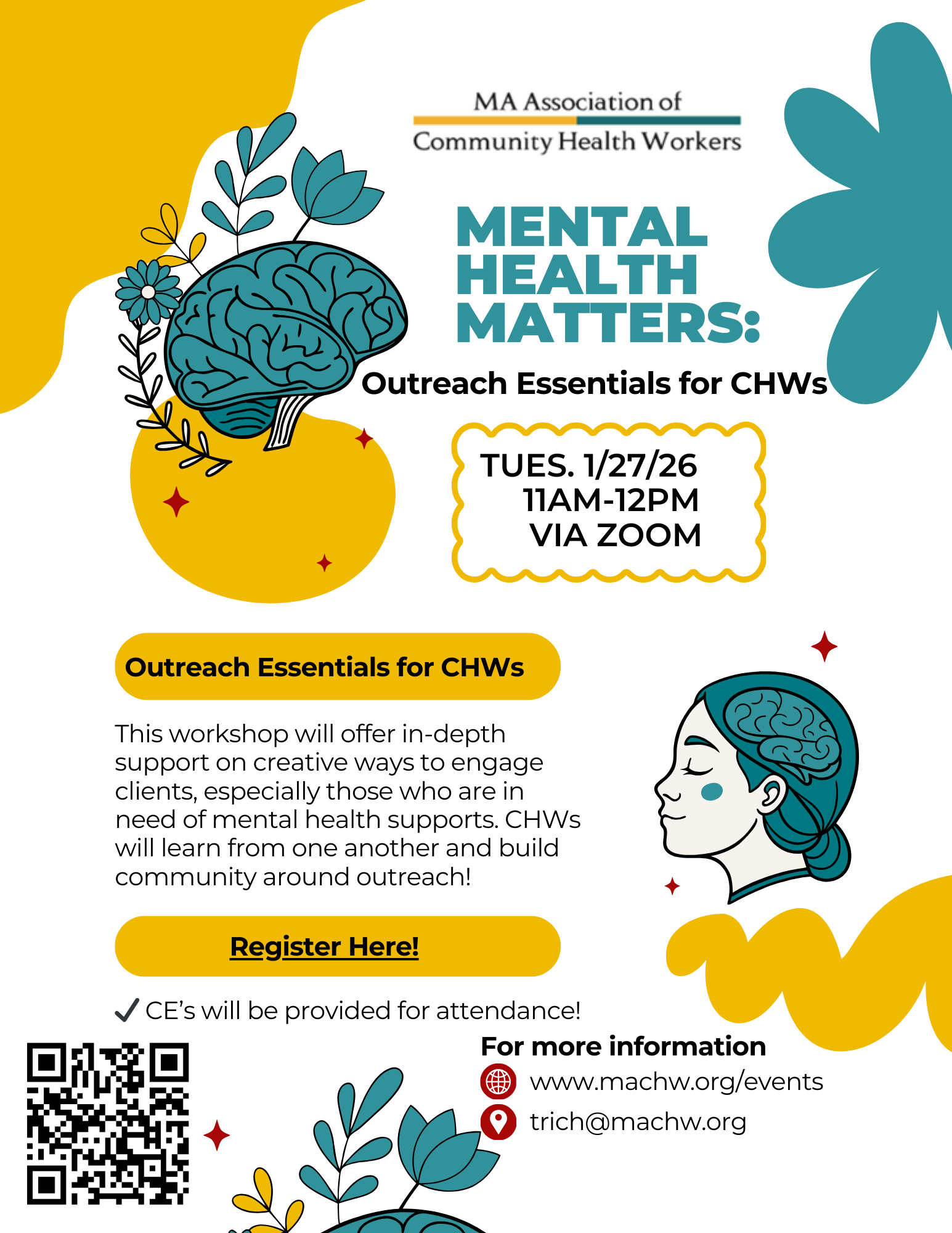 MACHW | Mental Health Matters: Outreach Strategies for CHWs - MACHW
